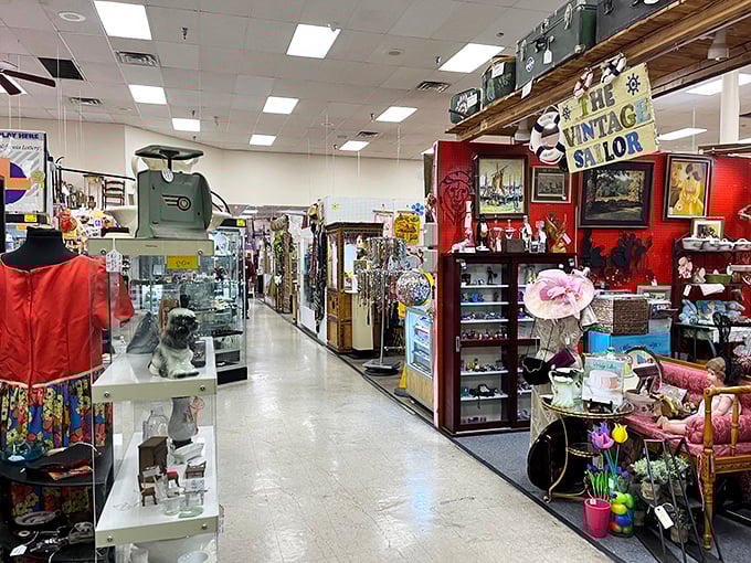 Walking these aisles feels like exploring a small city of collectibles. Each booth is its own neighborhood with a distinct personality.