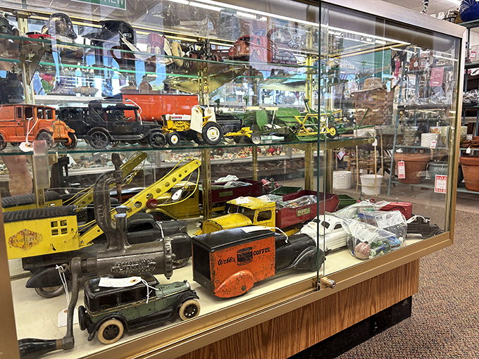 These vintage toys tell stories of childhoods past, when playtime didn't require batteries or Wi-Fi connections.