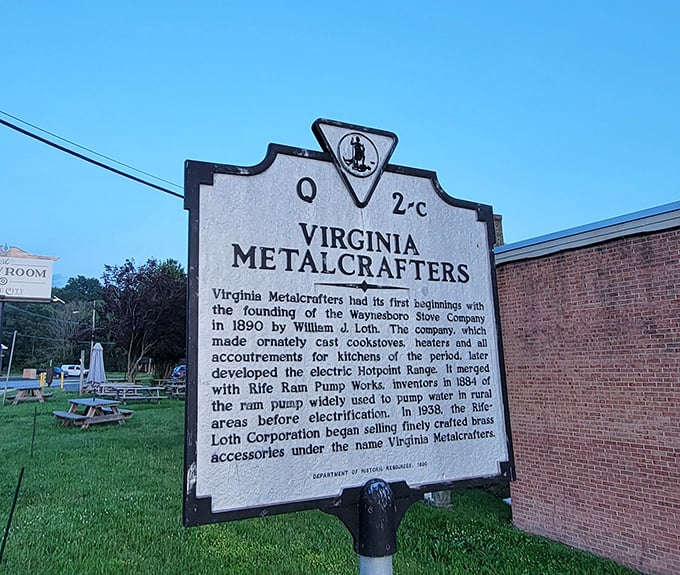 Virginia Metalcrafters' vintage sign stands proud, a reminder of when "Made in America" meant something special.