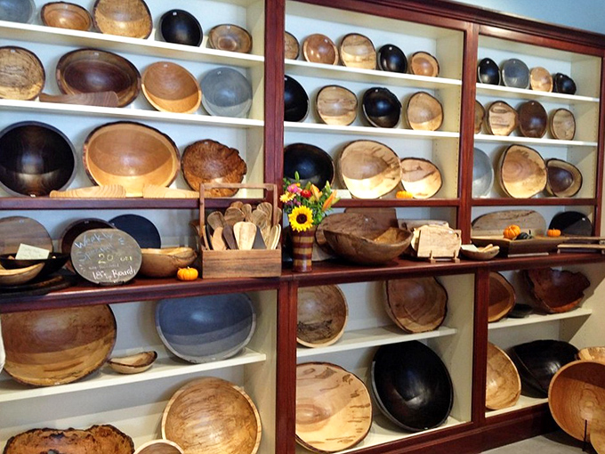 Functional art for your kitchen. These handcrafted wooden bowls transform Tuesday night salads into Instagram-worthy feasts.