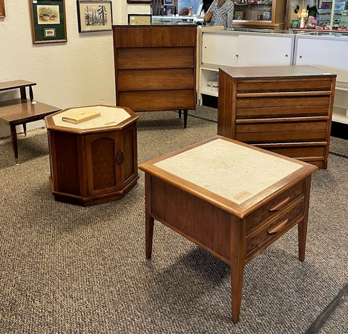 Mid-century furniture that Don Draper would approve of. These pieces aren't just furniture; they're time machines with drawers.