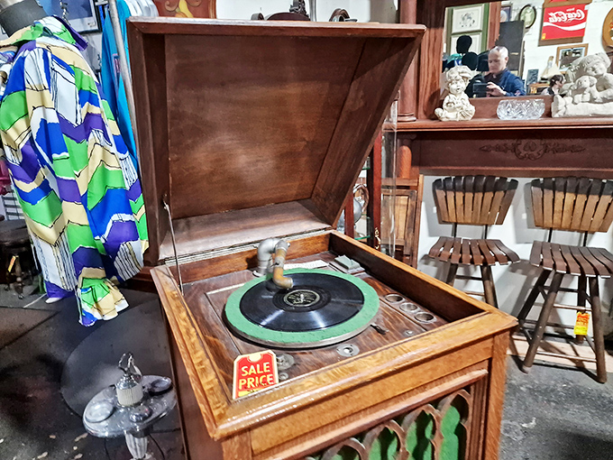 When music was furniture &ndash; this gorgeous vintage record player reminds us that entertainment once required beautiful cabinetry and ritual.