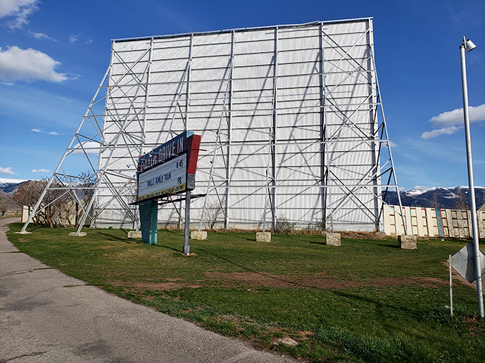 Behind the scenes of movie magic&mdash;this massive screen has weathered decades of blockbusters, rom-coms, and everything in between.