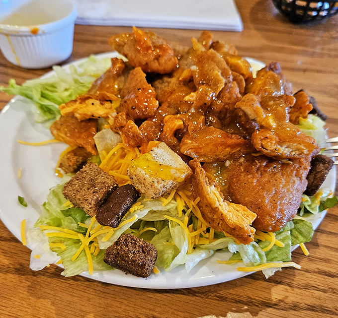 When salad gets the Buffalo treatment, even the most dedicated carnivores suddenly discover their love for greens.