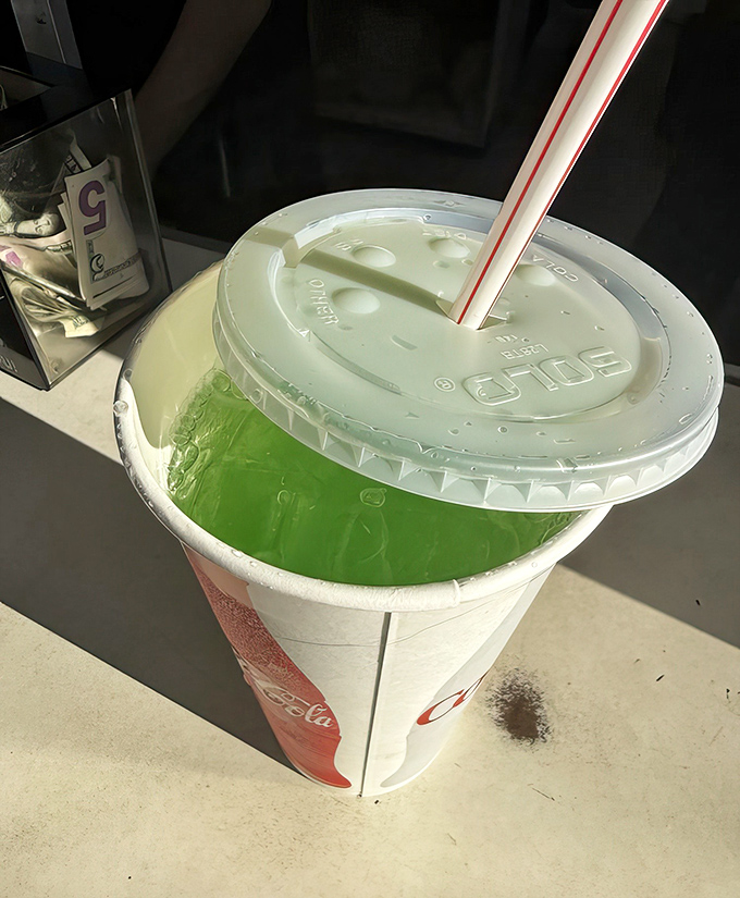 That lime green soda pop isn't just a drink&mdash;it's a time machine in liquid form, taking you back to summers when everything tasted better.
