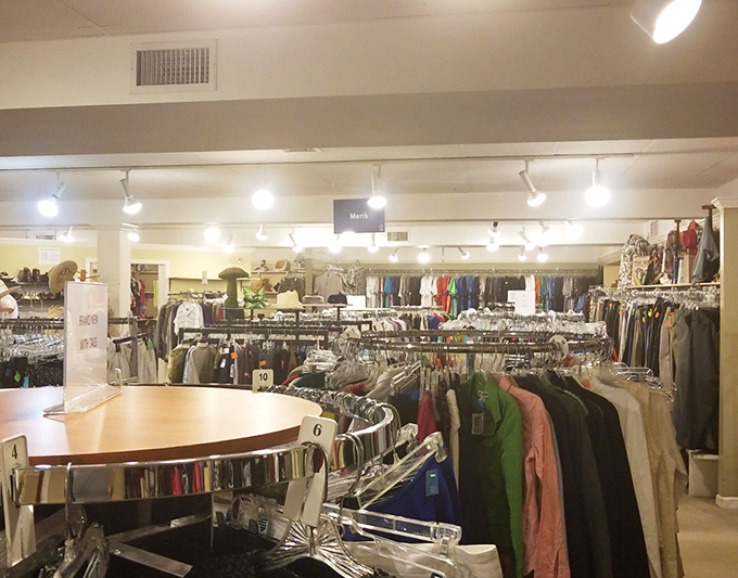 The clothing department&mdash;organized by type and size&mdash;where fashion gets its encore performance and your wallet breathes a sigh of relief.