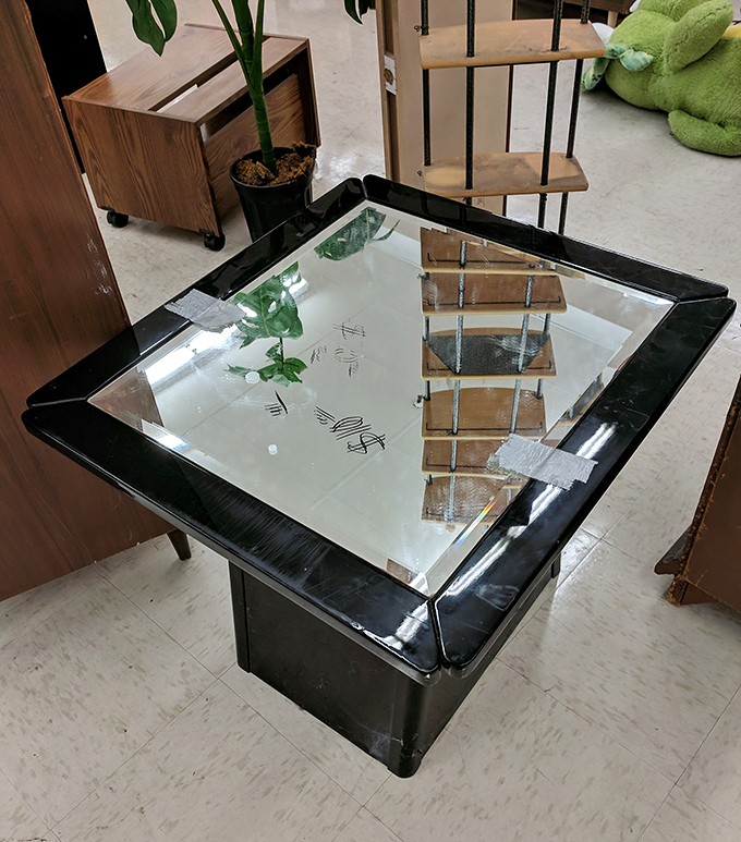 This sleek mid-century coffee table has seen conversations about moon landings and Watergate, and it's ready for your Netflix discussions too.