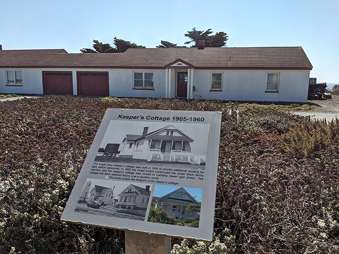 The keeper's cottage stands as a testament to practical coastal living &ndash; before ocean views commanded seven-figure price tags.