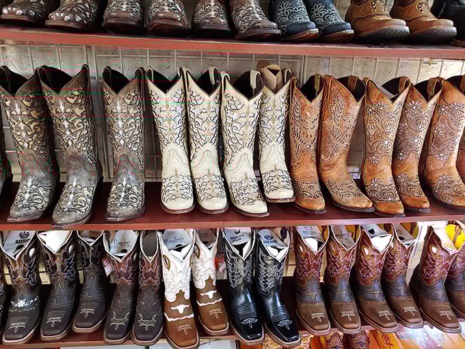 These aren't just cowboy boots&mdash;they're wearable art pieces that tell the story of the Southwest with every intricate stitch and swirl.