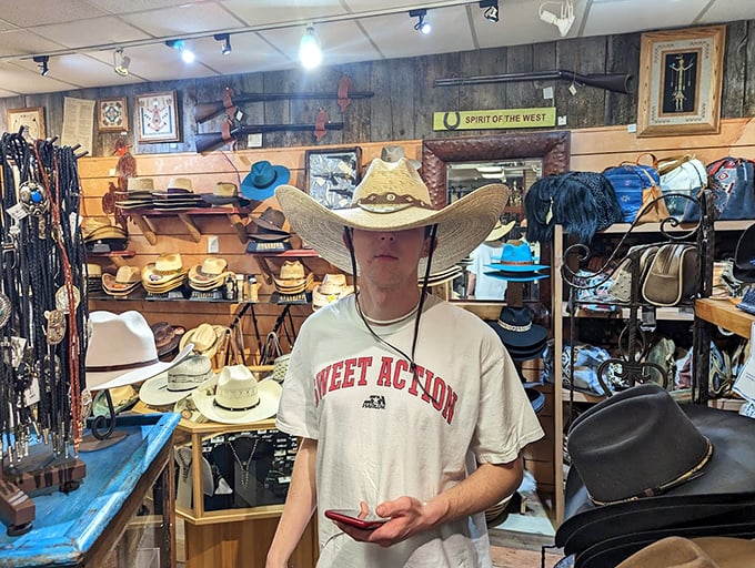 Try on a new personality with these statement-making cowboy hats. What happens in the fitting room stays in the fitting room!