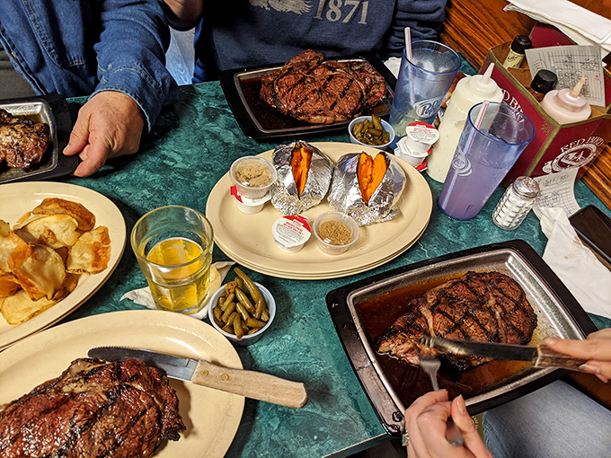 Tables filled with locals who know good food doesn't need a fancy address, just skilled hands and quality ingredients.