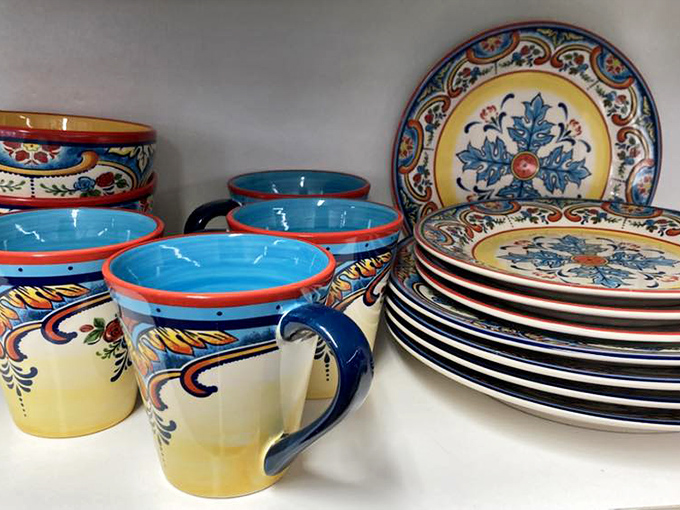 These hand-painted dishes look straight out of a Tuscan villa, minus the airfare and jet lag.
