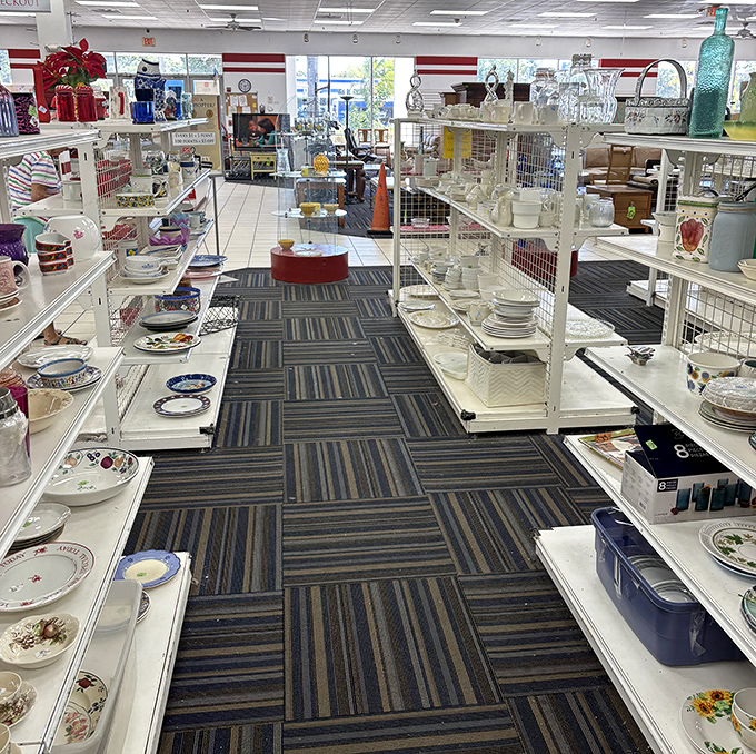 Dish paradise stretches before you&mdash;complete sets and one-of-a-kind plates that Martha Stewart would secretly covet.