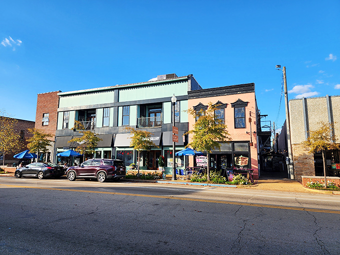 Tupelo's downtown storefronts blend vintage charm with contemporary businesses. These sidewalks have stories to tell&mdash;and new ones being written daily.
