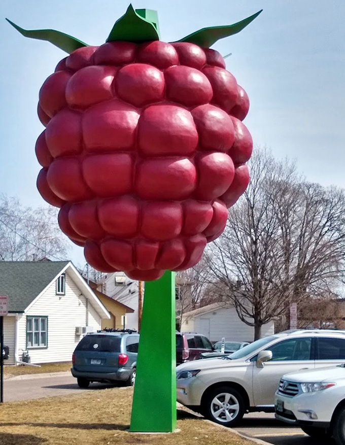 The sculptural stem creates a graceful arc, as if Mother Nature herself designed this supersized snack for the gods.