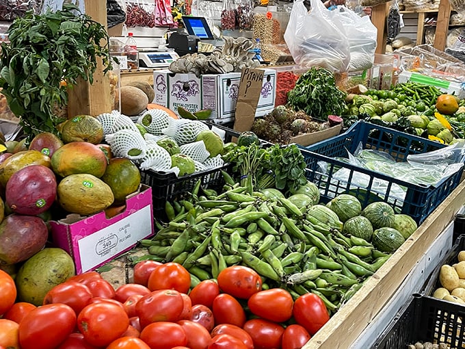 Nature's color palette on full display &ndash; these fruits and vegetables bringing farm-fresh possibilities to shoppers who know the difference between grocery store and garden.