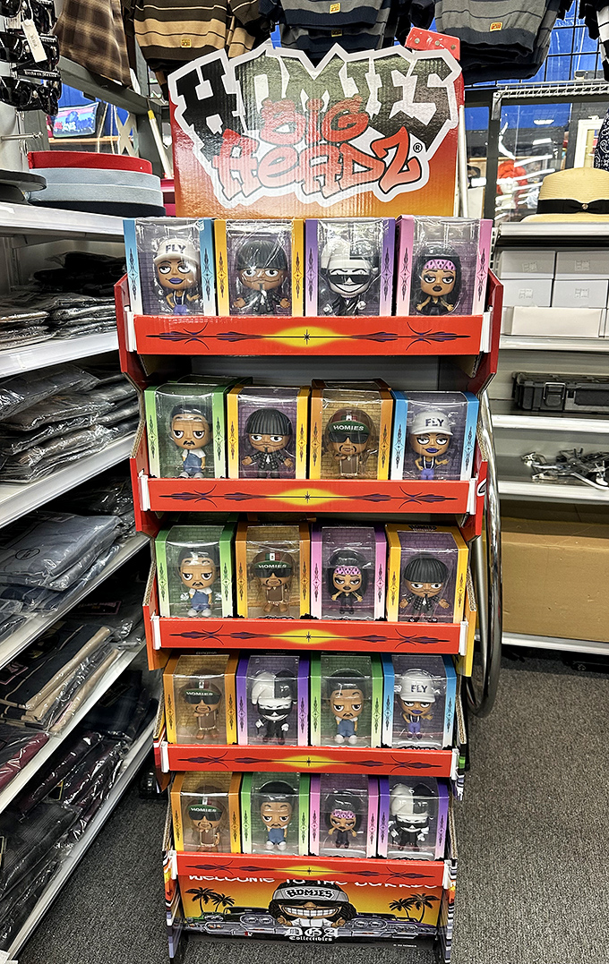 Homie figurines stand at attention, tiny sentinels of '90s pop culture waiting to guard your bookshelf or spark conversations about collectibles.