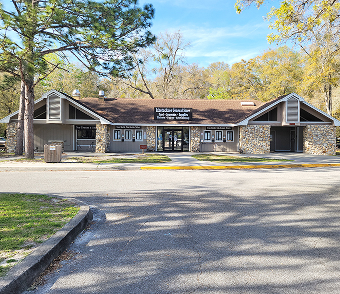 Not exactly a five-star resort, but the location can't be beat. This rustic welcome center is your gateway to wild Florida.