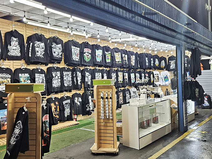 Wall-to-wall graphic tees tell stories without saying a word. Fashion statements for every mood, opinion, and obscure band reference.