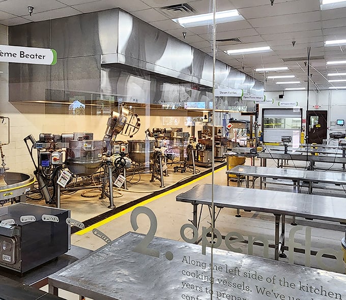 Behind glass walls, chocolate alchemy happens. The factory tour reveals where desert-inspired sweets come to life without an Oompa Loompa in sight.