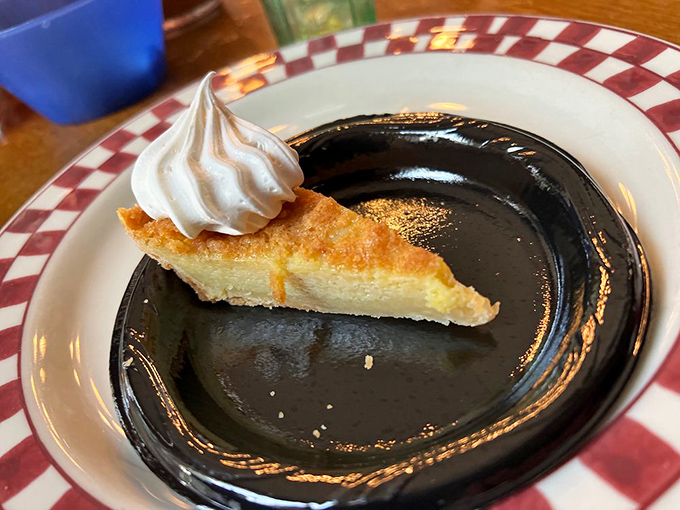 A bright and tangy finish to a great meal! That little dollop of cream is the perfect final touch. Sweet relief!