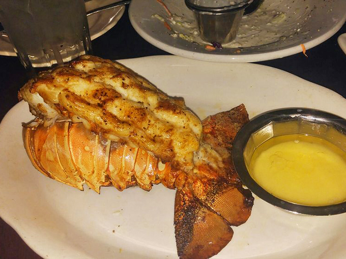 This lobster tail isn't just dinner&mdash;it's a crustacean celebration dressed in its butter-dipped Sunday best.