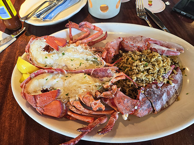 This lobster tail with dirty rice isn't just dinner&mdash;it's a celebration on a plate that makes Tuesday feel like your birthday and New Year's Eve combined.