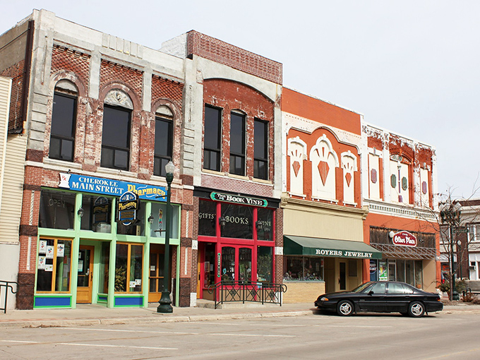 Downtown architecture tells stories of prosperity built on handshakes rather than hostile corporate takeovers.