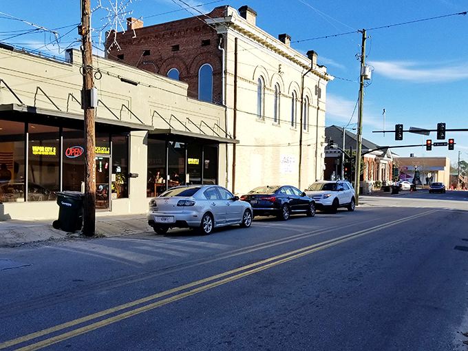 Main Street's historic storefronts have witnessed generations of gossip, commerce, and first dates since horse-and-buggy days.
