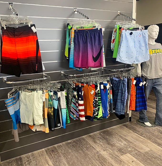 Men's shorts in every hue stand ready for warmer days, proving style doesn't have to hibernate just because your budget is feeling frosty.