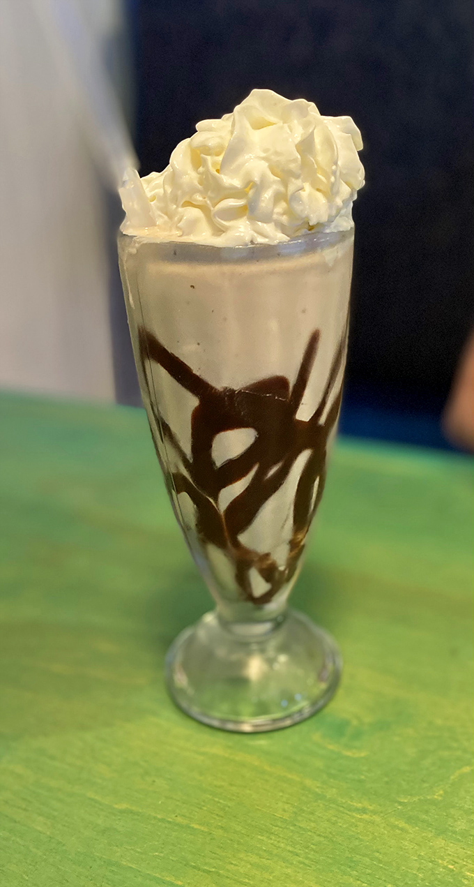 The perfect finale: Big Billy's decadent milkshake transforms dessert into an art form worth saving room for.