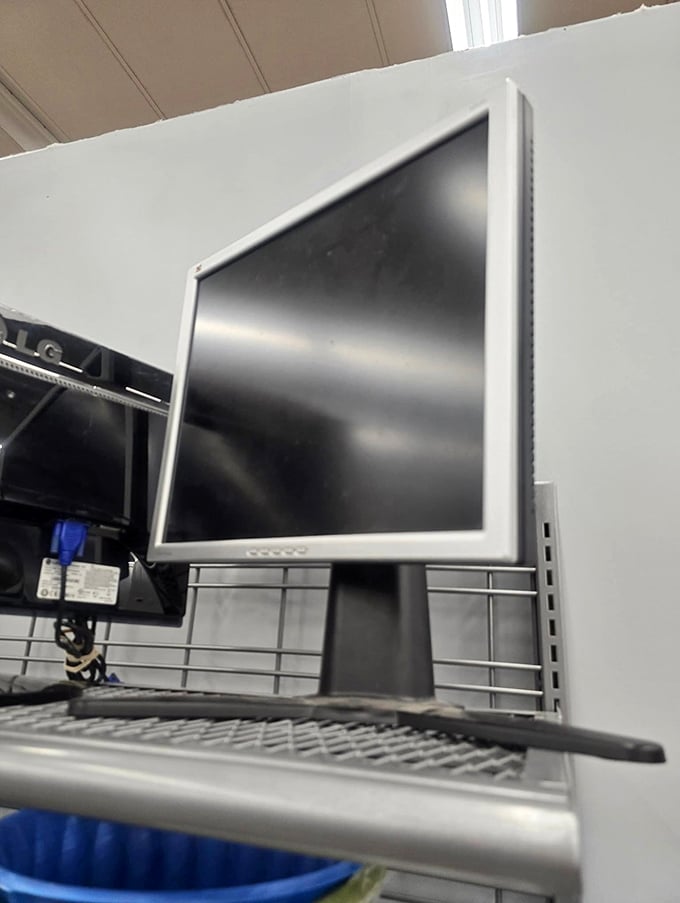 Yesterday's technology at tomorrow's prices. That monitor might have witnessed the birth of Facebook, but it's ready for a second act.