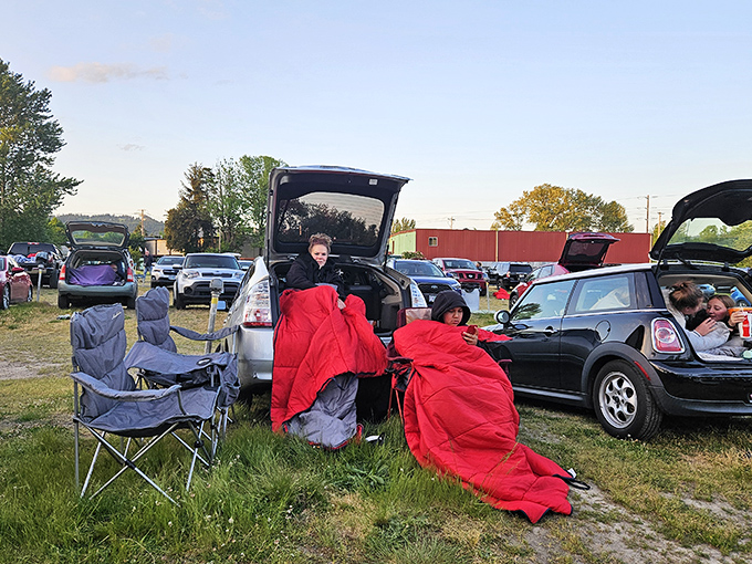 Blanket fortresses and tailgate setups reveal the true drive-in pros&mdash;they know comfort is as essential to the experience as the film itself.