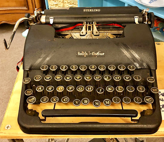 This Smith-Corona typewriter has probably witnessed more love letters, college essays, and great American novels than it would ever admit.