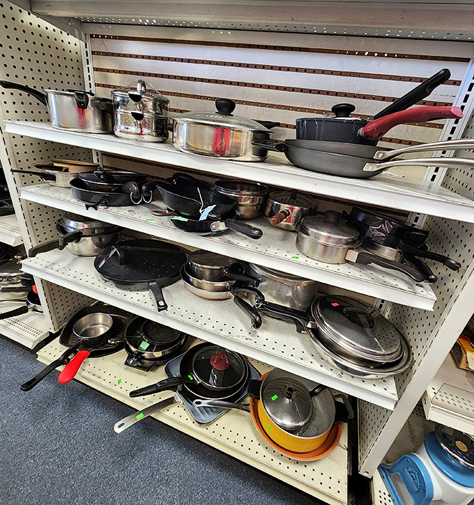 Every pot has its lid somewhere in this cookware collection&mdash;finding the match is half the fun.