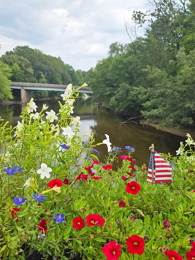 Red, white, and blooms &ndash; a patriotic display that makes you wonder if Thomas Jefferson might have been a closet gardener.