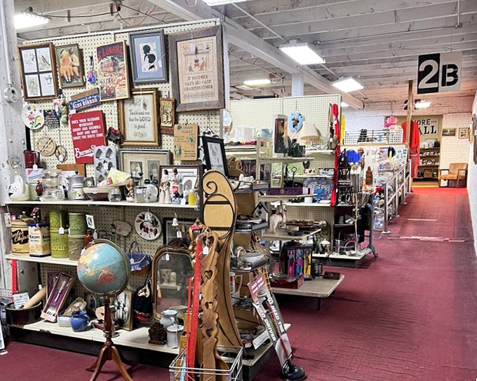A global bazaar under one roof, where vintage globes sit alongside forgotten treasures waiting for their second act.