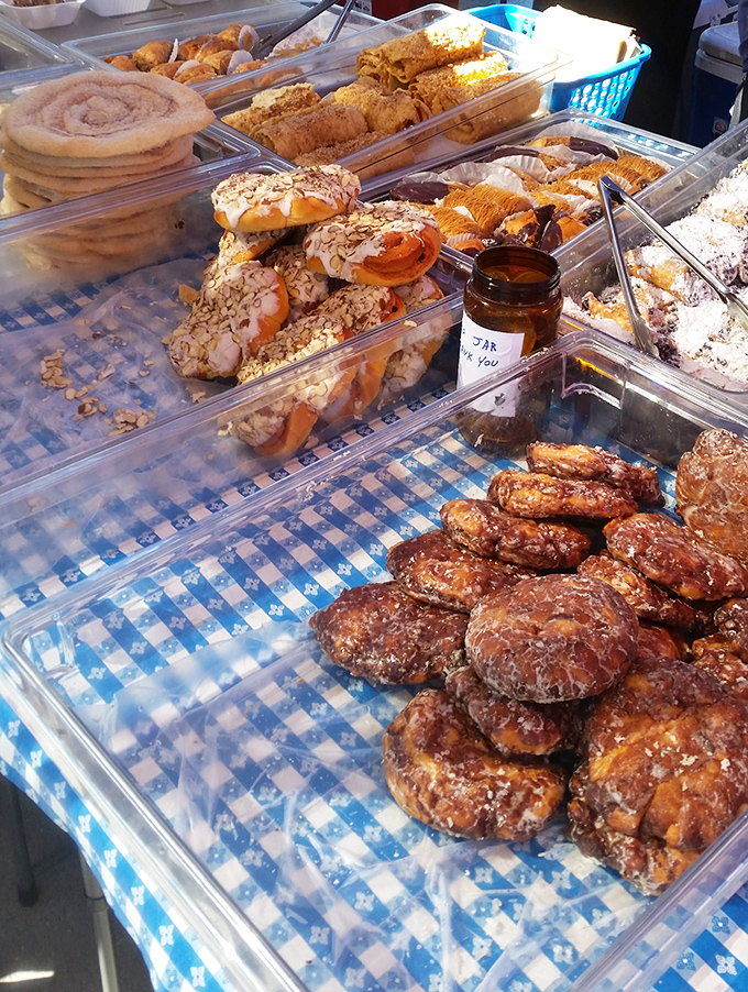 Pastry paradise awaits the carb-curious, where resistance is futile and "just one bite" becomes the day's biggest fib.