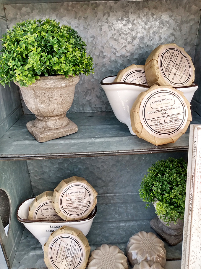 Handcrafted soaps from Larkspur Lane transform ordinary showers into aromatic escapes &ndash; no passport required.