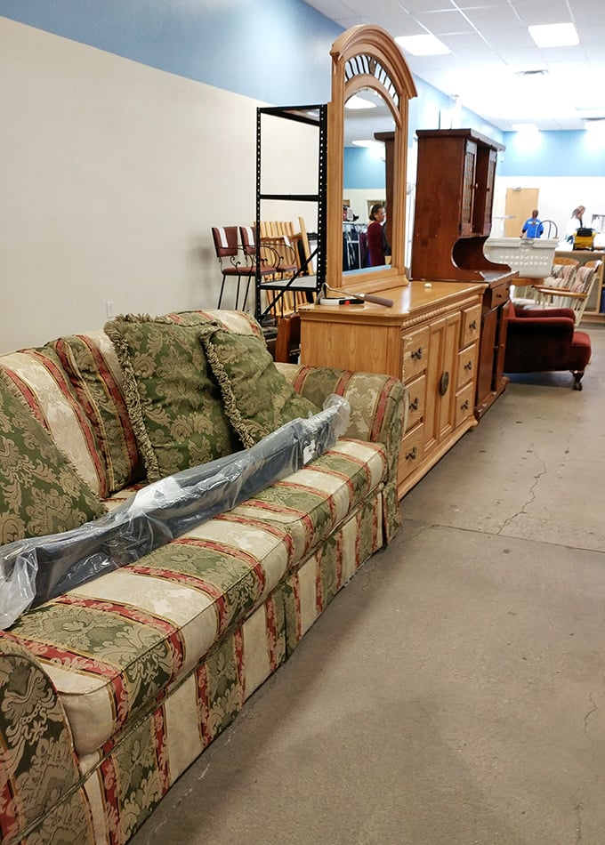 Yesterday's living room becomes tomorrow's conversation piece &ndash; that floral sofa has seen things, and now it's ready for you.