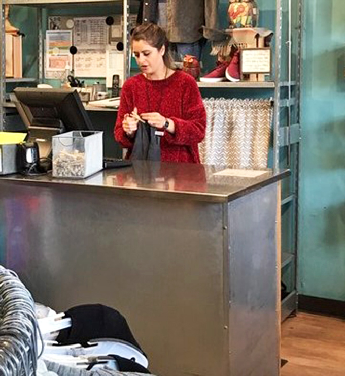 The buying process in action: where yesterday's impulse purchases become tomorrow's treasures for someone new.