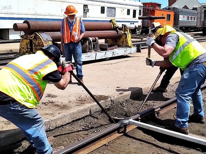 The unsung heroes of railway preservation, these volunteers are literally laying the groundwork for history to keep rolling forward.