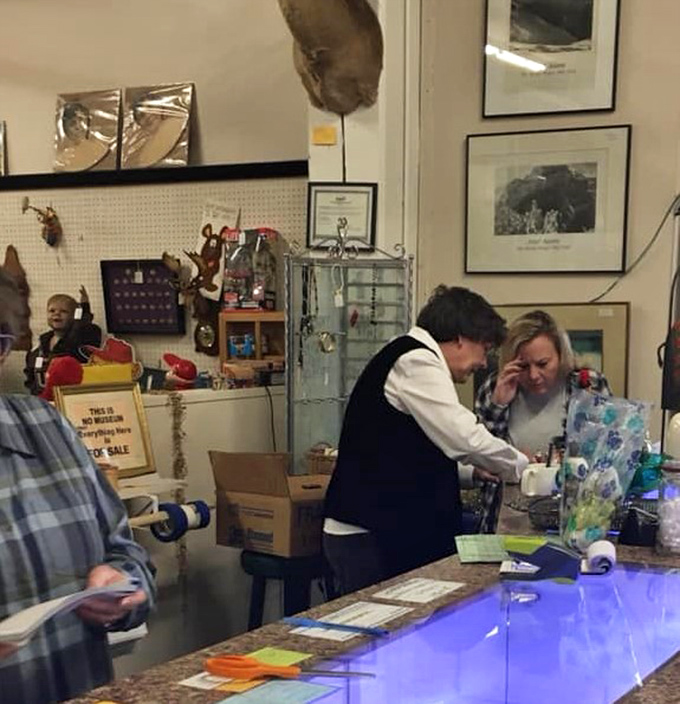 The heart of any antique mall: knowledgeable staff who can help navigate the vast collection or share stories behind special pieces.