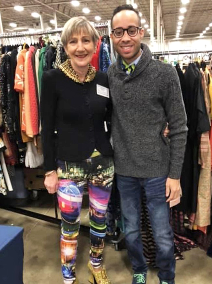 The vintage clothing section is where fashion comes full circle. Yesterday's trends waiting for tomorrow's trendsetters.