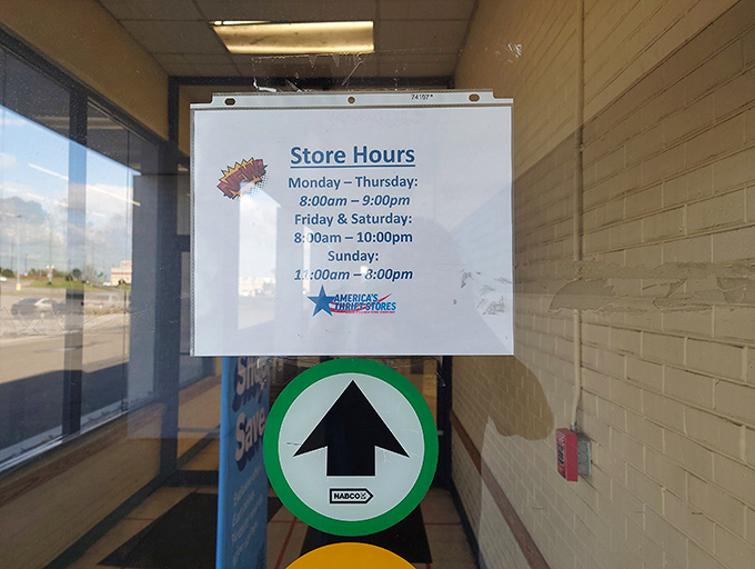 Store hours that accommodate both early birds and night owls. The thrift gods are generous with their availability.