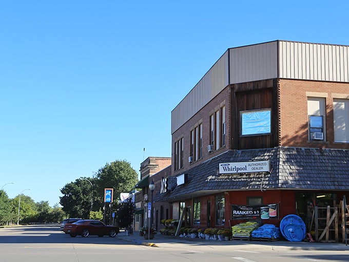 Main Street businesses that have weathered decades of economic storms stand tall, offering everything from hardware to haircuts with genuine small-town service.