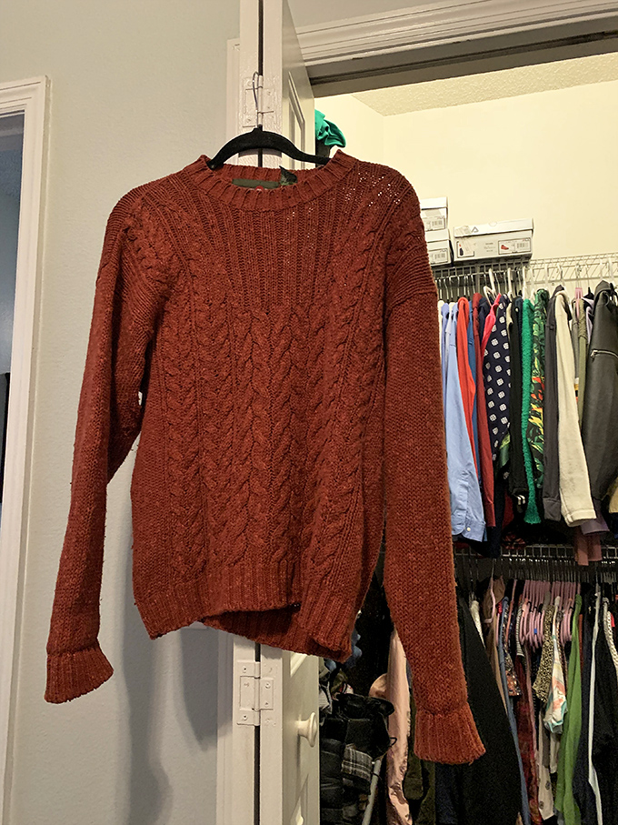 This rustic cable-knit sweater isn't just clothing&mdash;it's a cozy autumn story waiting to be continued in your wardrobe.