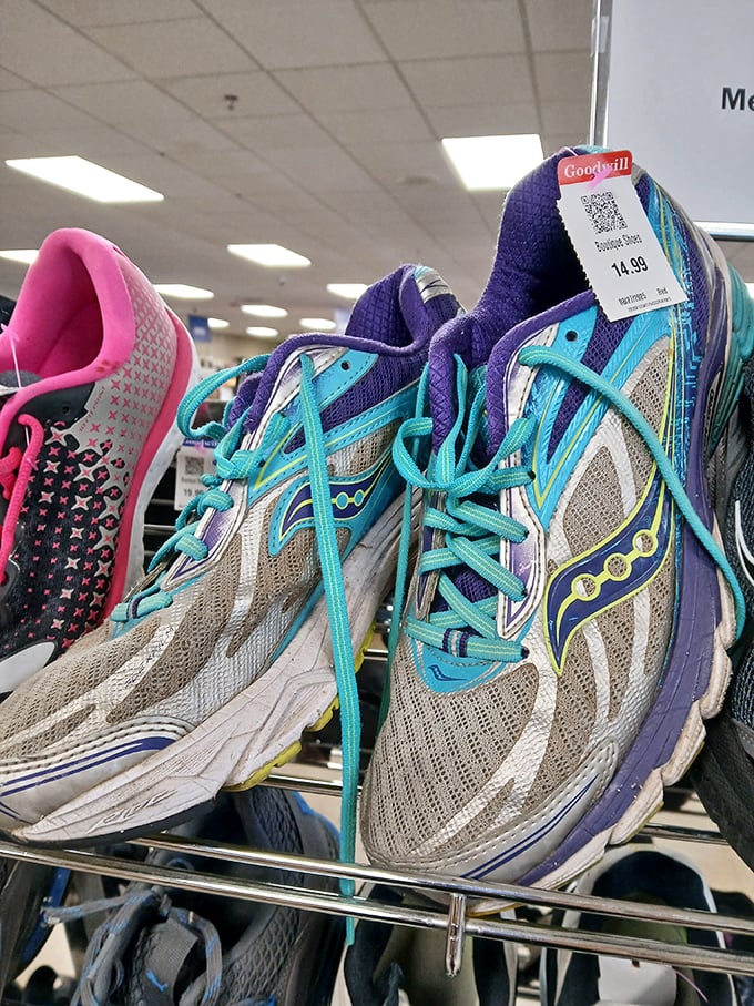 Nearly-new running shoes that have barely hit the pavement&mdash;someone else's abandoned New Year's resolution becomes your bargain victory.