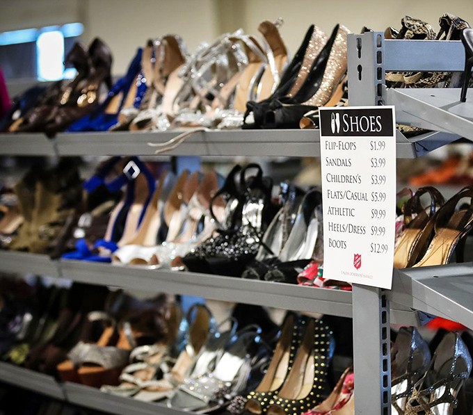 From practical flats to statement heels, the shoe section offers footwear that's ready for its second dance across Kansas floors.