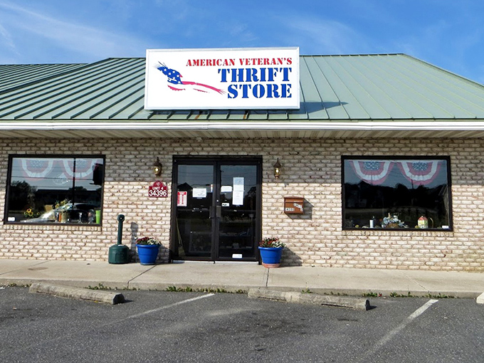 Those patriotic window displays and welcoming planters say "heroes shop here" &ndash; and get fantastic deals while doing it.